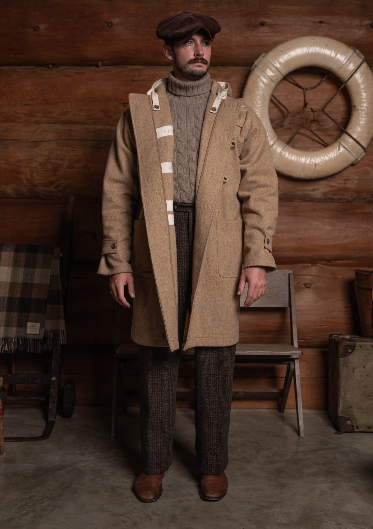 Arctic Pure Wool Duffle - Authentic Oversized Pattern – Thomas Farthing ...