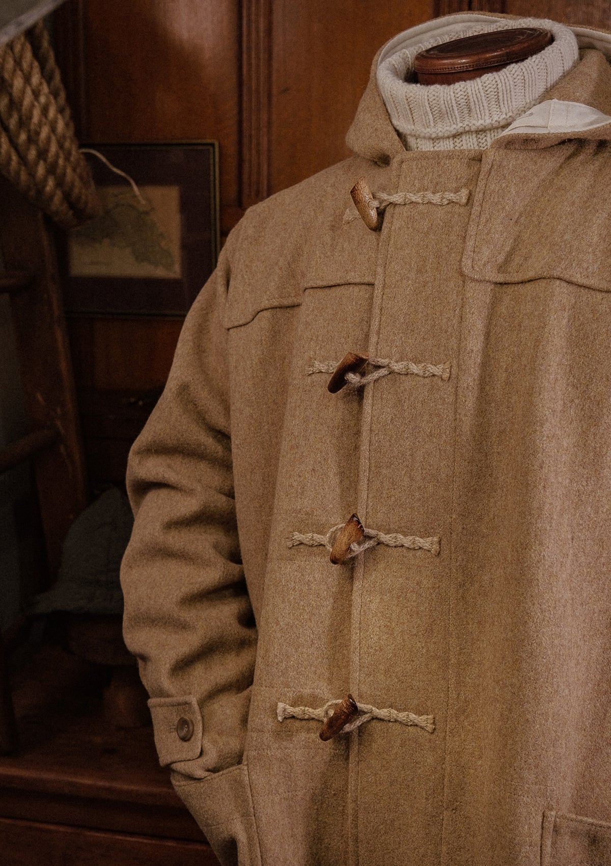 Arctic Pure Wool Duffle - Authentic Oversized Pattern – Thomas Farthing ...