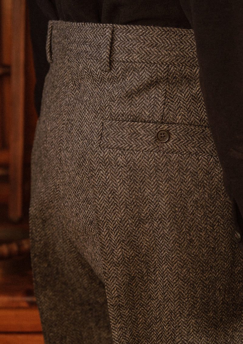 Grayson Clark Trousers - Flint Herringbone – Thomas Farthing London