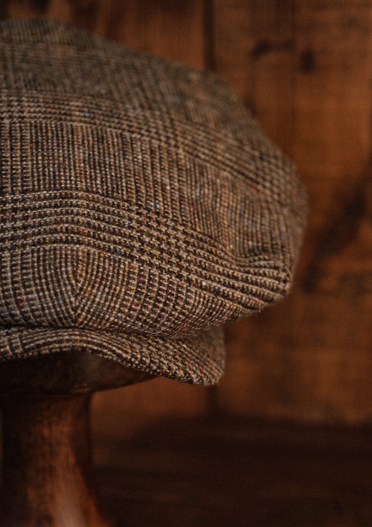 Regency 50 Pence Flat Cap - Brown Prince Of Wales Check – Thomas ...